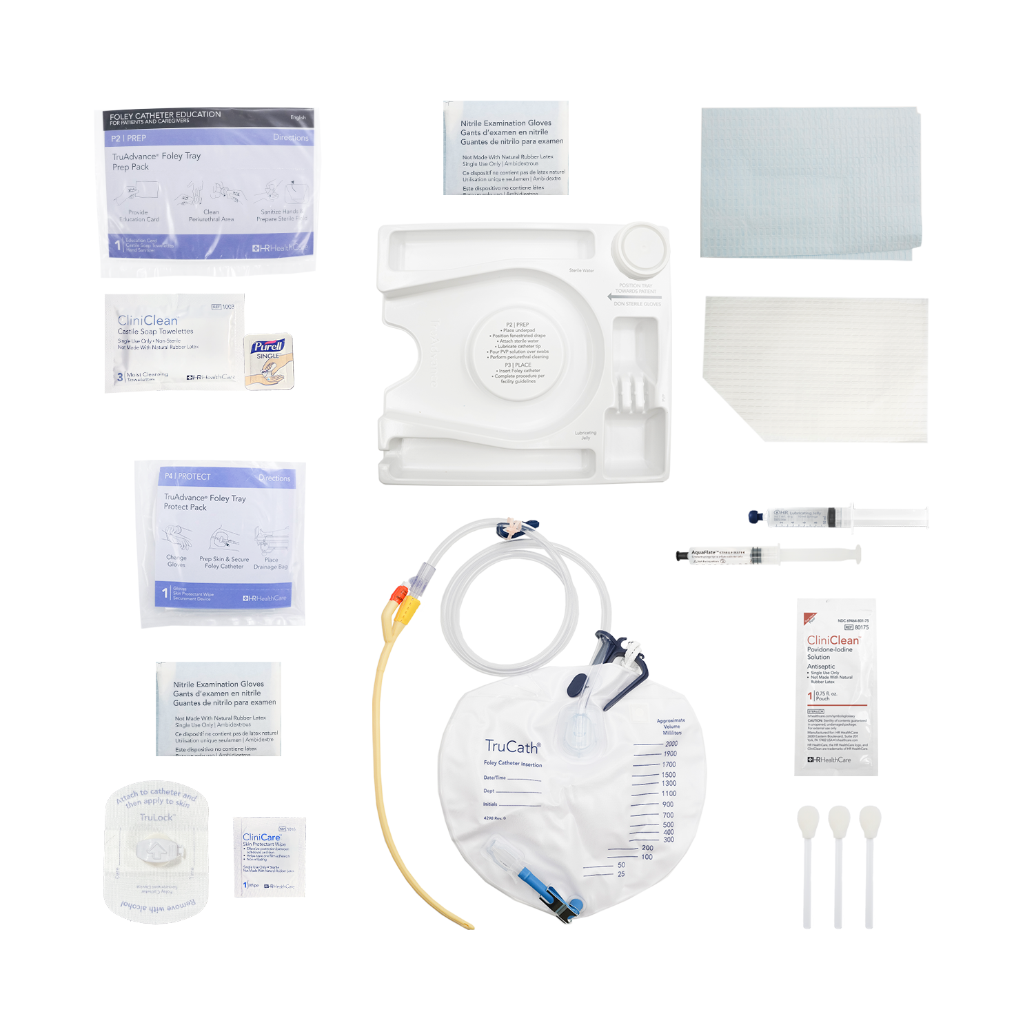TruAdvance® Silicone-Elastomer Coated Latex Foley Catheter Trays - HR ...