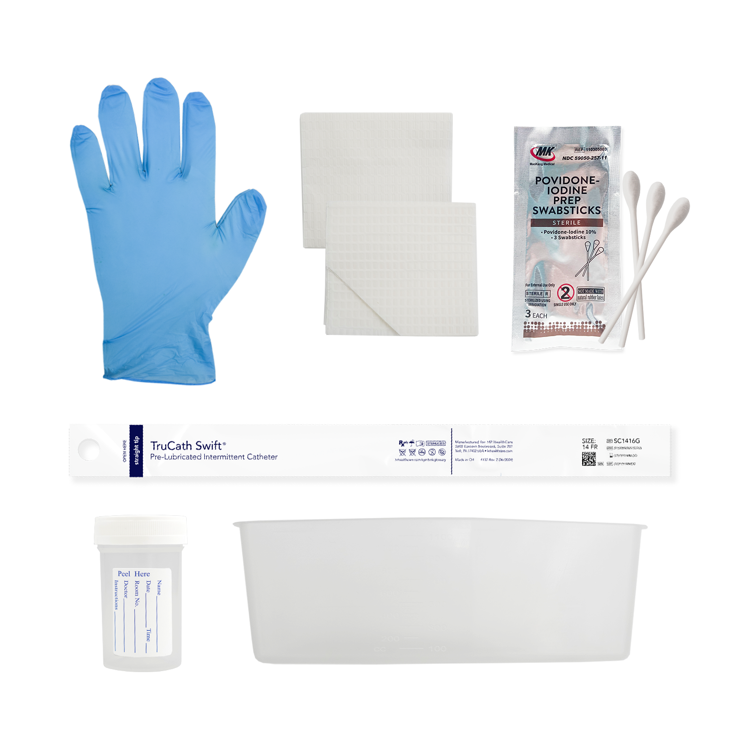 TruCath Swift® Intermittent Catheter Tray (CSR Wrapped) - HR Healthcare