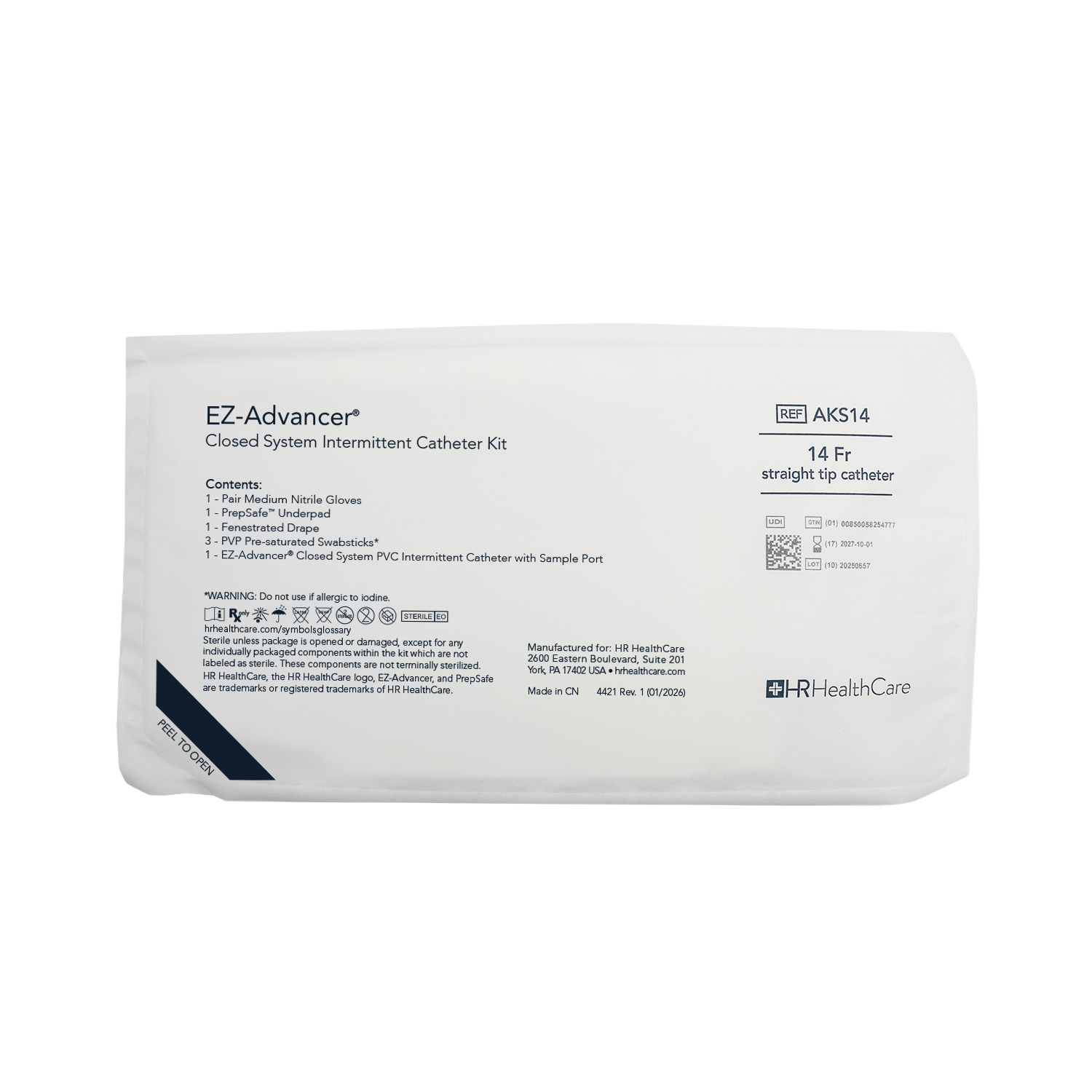 Spec - EZ-Advancer® Closed System Intermittent Catheter Kits (CSR ...